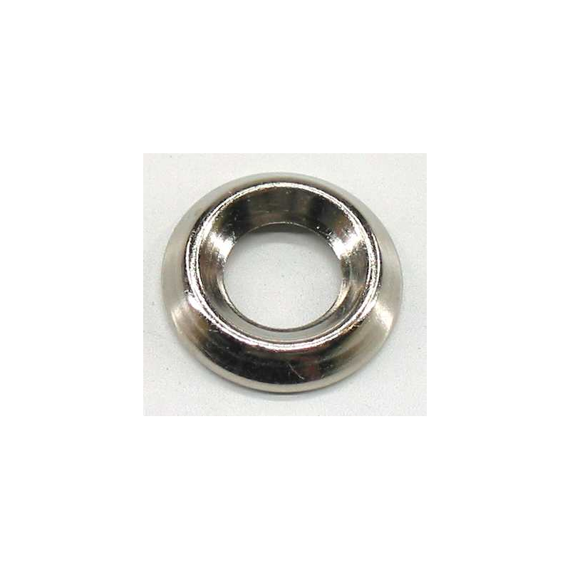 Pynteskive i forniklet messing 100 stk