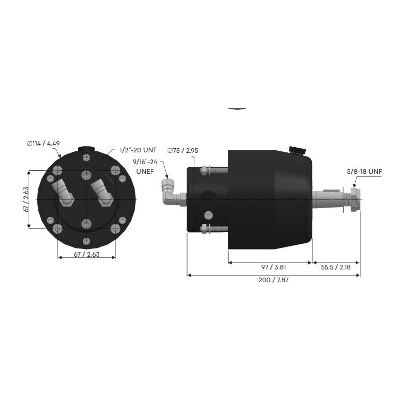 Multisteer hydraulik pumpe HP23